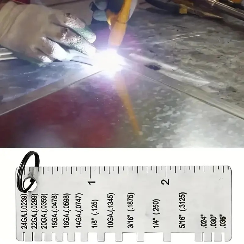 Weld Inspection Ruler Thickness Measuring Ruler Weld Inspection Gauge ...