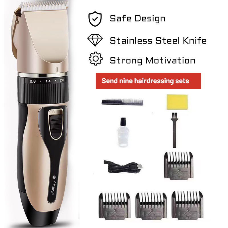 【19 in 1 Full Set】Wireless Hair Clipper Razor for Haircut Original ...