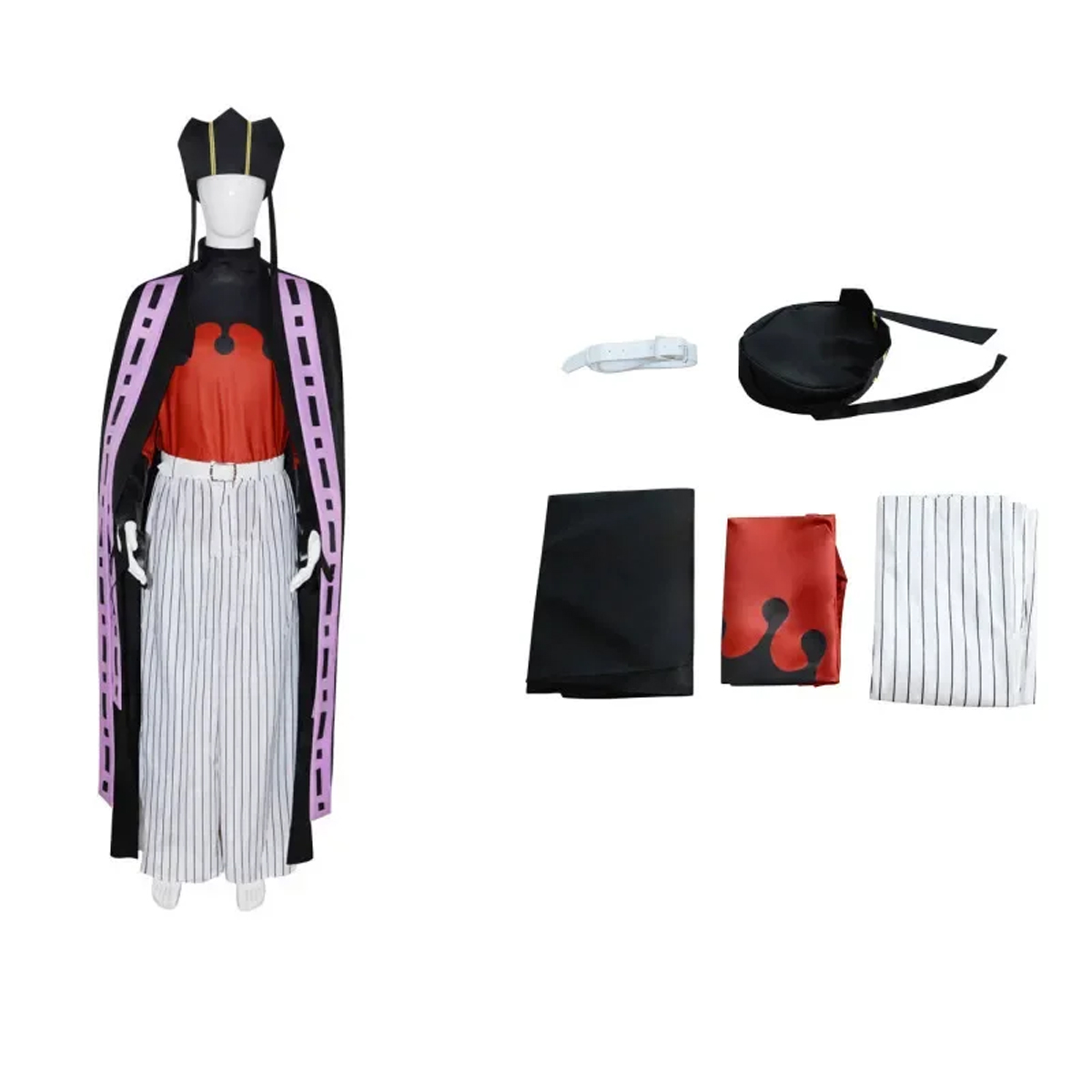 Anime Demon Slayer Douma Costume Cosplay Juuni Kitsuki Suit Kimono ...