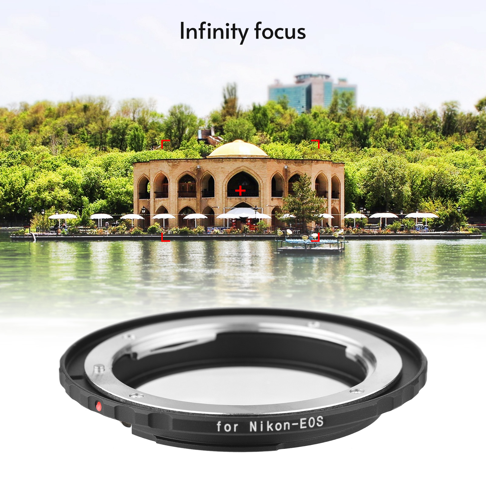 Andoer Nikon-Eos Camera Lens Adapter Ring With Infinity Focus | Shopee ...