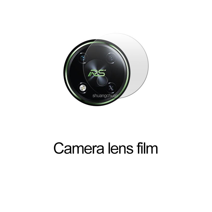 For itel RS4 tempered Glass 2in1 camera Camera lens+ protective film ...