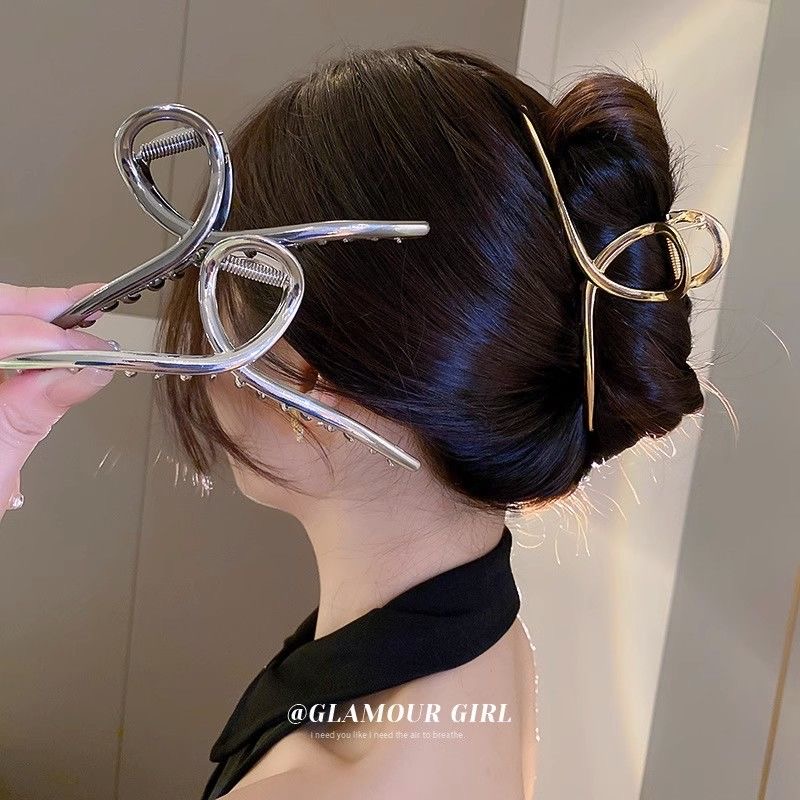 Grab Clip Oversized French High-End Grab Clip Metal Glossy High-End ...