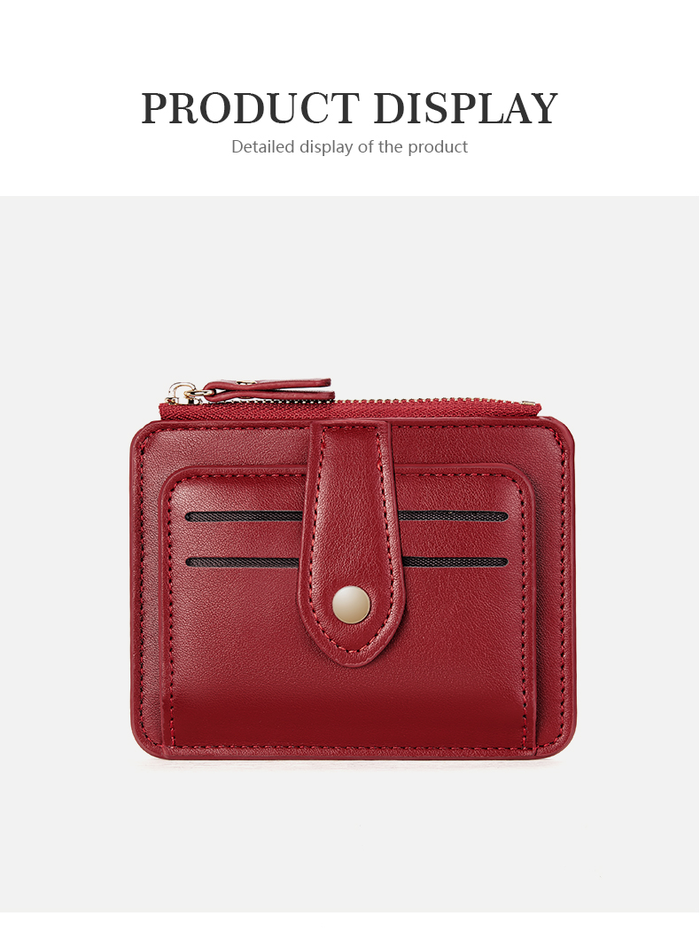 MOSSDOOM Nora Card Holder Exquisite Short Wallet for Women with Card ...