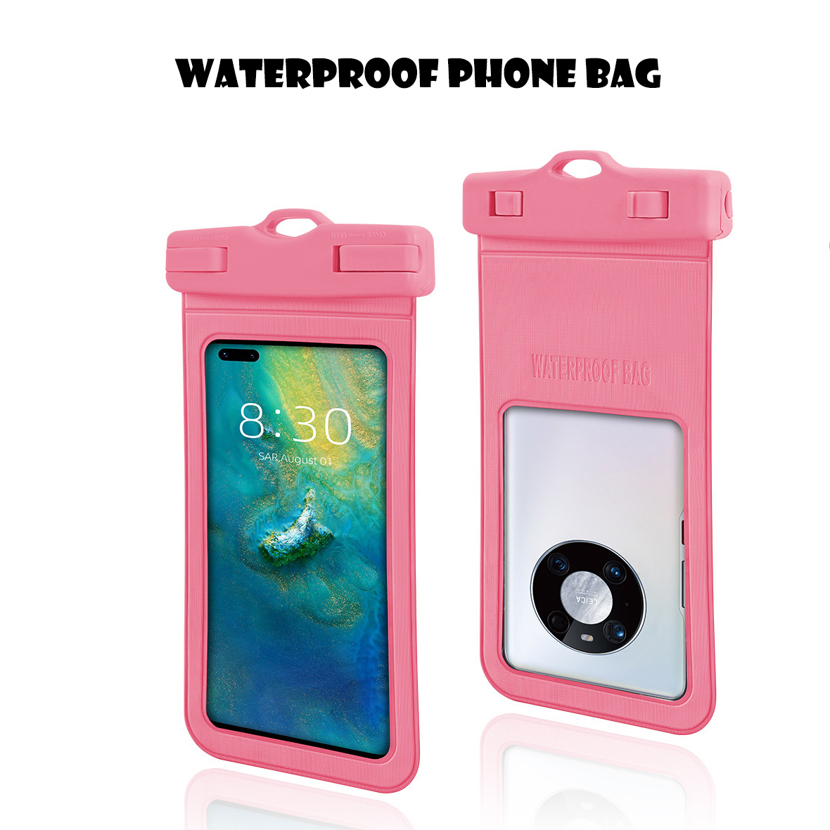 PVC Clear Window Swimming Rainproof Shell Touch Screen Photography ...