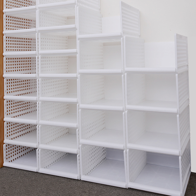 UUOY Stackable Drawer Storage Basket Wardrobe Layered Storage Organizer ...