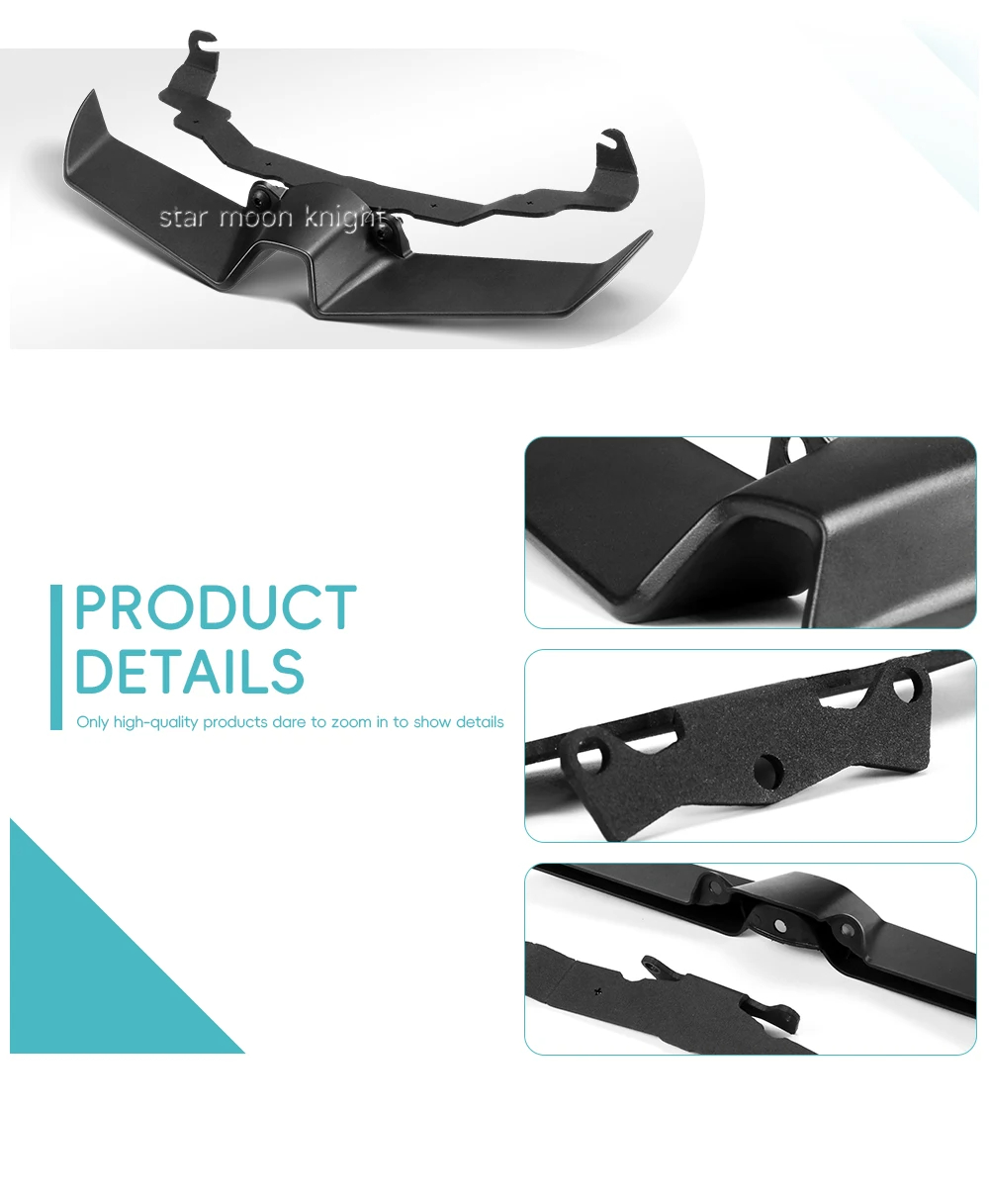 Front Spoiler Aerodynamic Frontal Wing Kit For YAMAHA MT-10 MT10 MT 10 ...