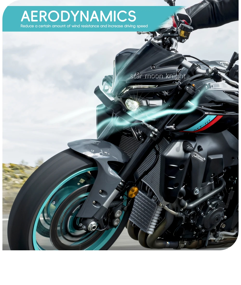 Front Spoiler Aerodynamic Frontal Wing Kit For YAMAHA MT-10 MT10 MT 10 ...