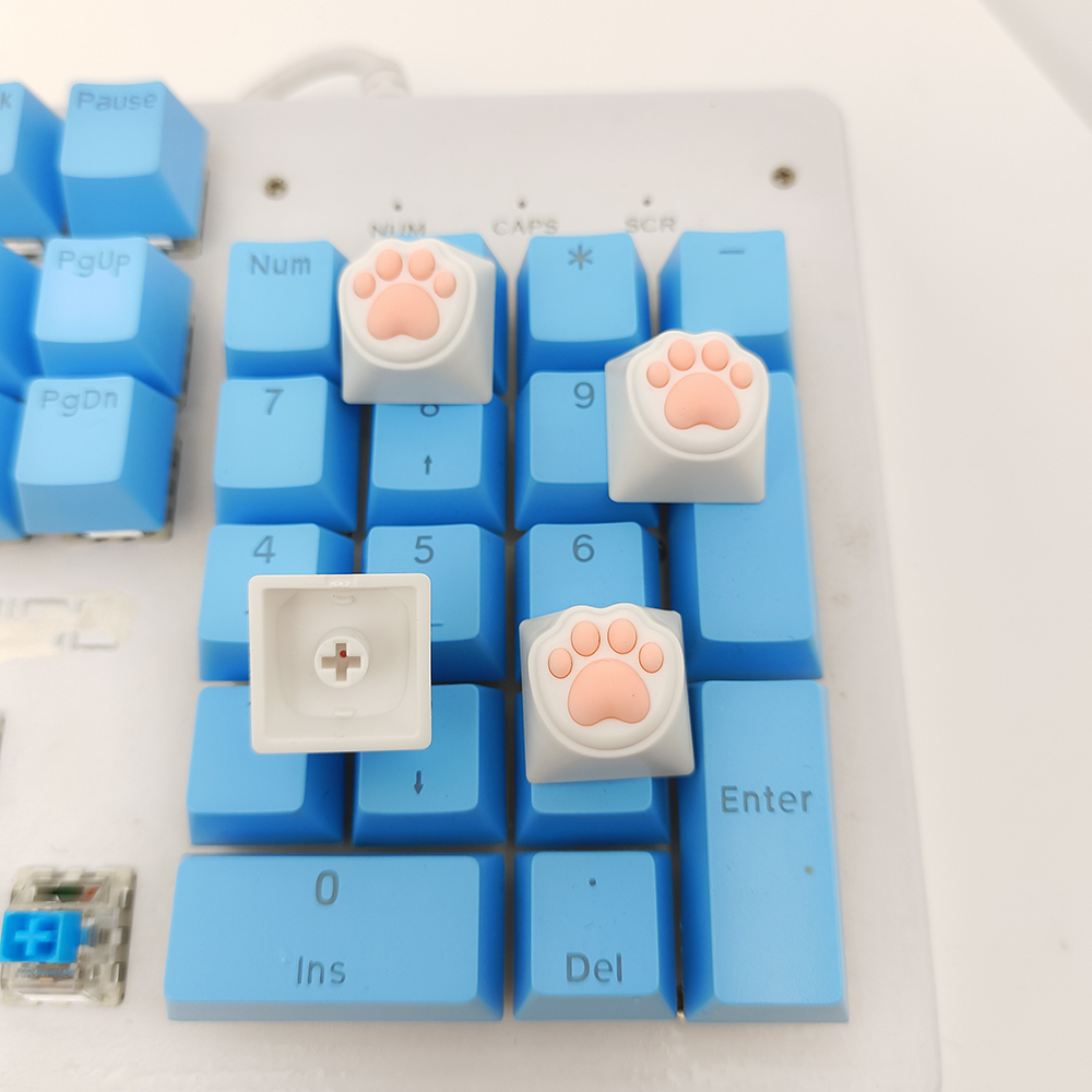 4PCS/Set Cat claw Shape Computer Kawaii Cute Keycap For Cherry MX ESC ...