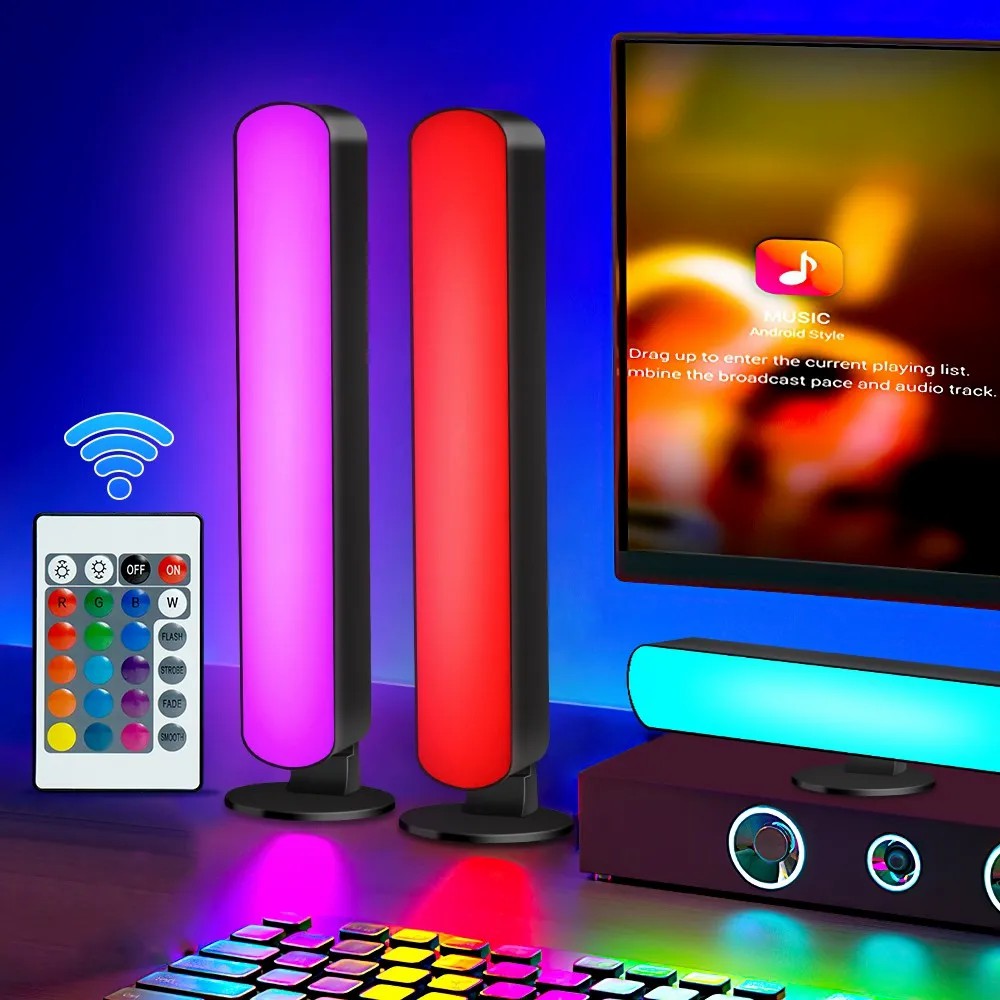 24 Keys Remote Control RGB Desktop USB Interior Ambient Colorful Game ...