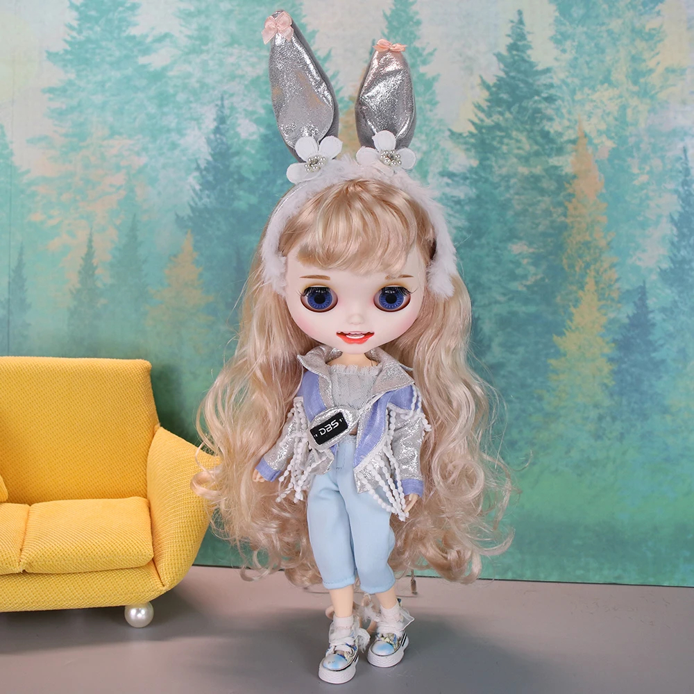 D DBS Blythe Clothes Rabbit Colorful Long-Sleeved Clothes ob24 Baby ...