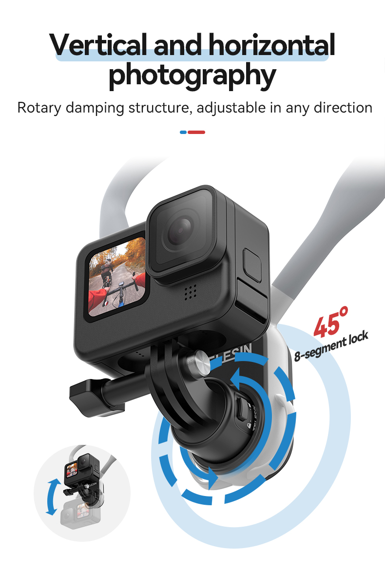 TELESIN Quick Release Neck Mount for DJI Osmo Action 6 5Pro 4 3 GoPro ...