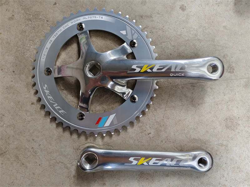 SKEACE Crankset Square Finely polished Hole Alumniun Alloy SKE Crankset ...