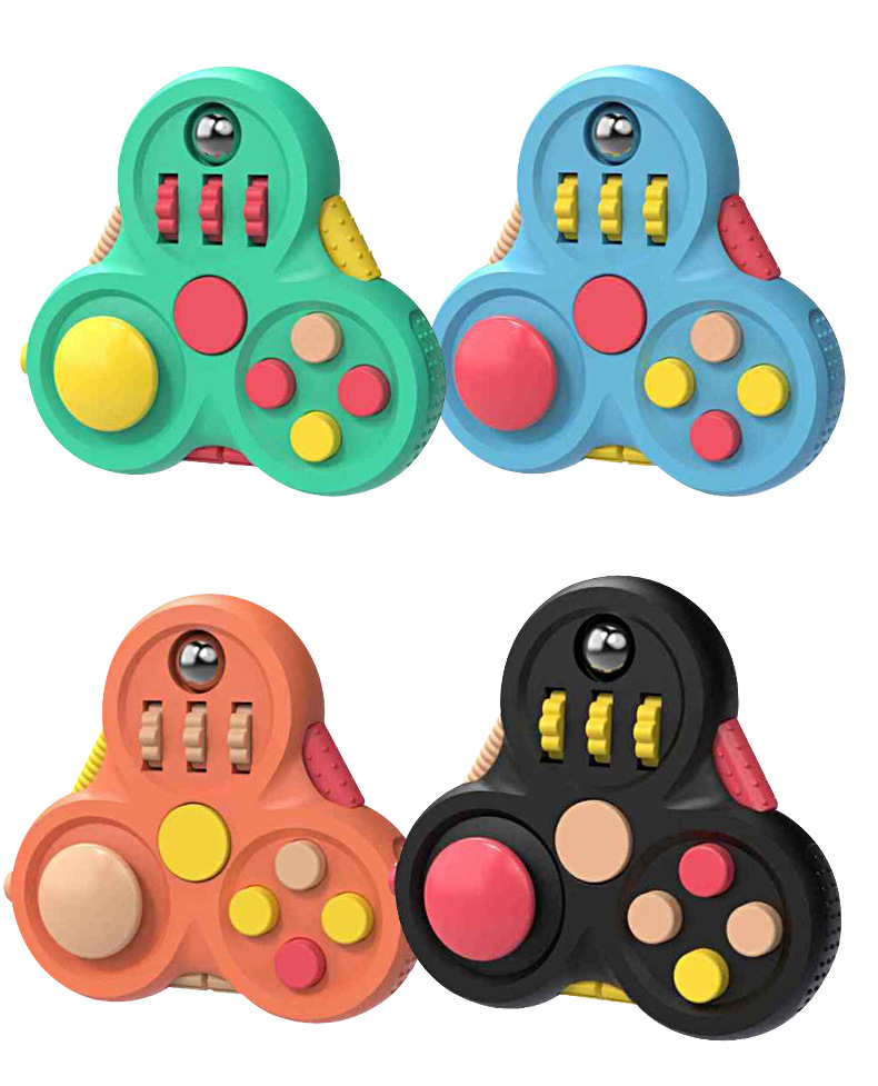 Fidget Pad Toy - 1 Piece Hand Spinner with 11 Functions, Stress ...