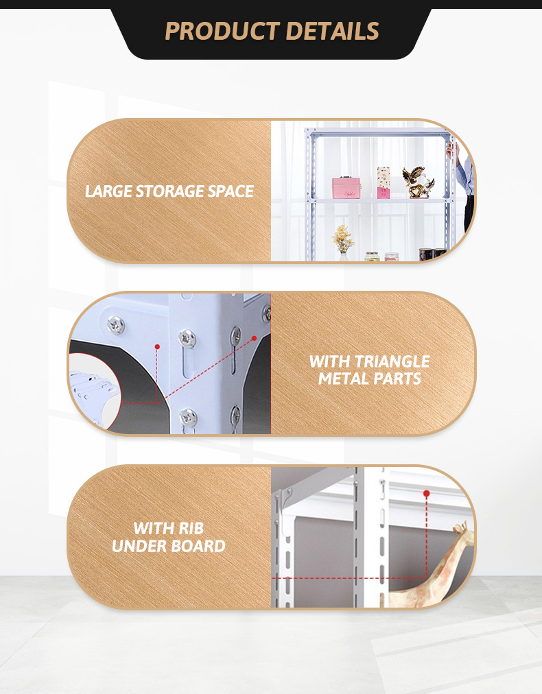 3/4/5 Layers Angle Steel display Shelves Organizer Rack Metal Shelf ...