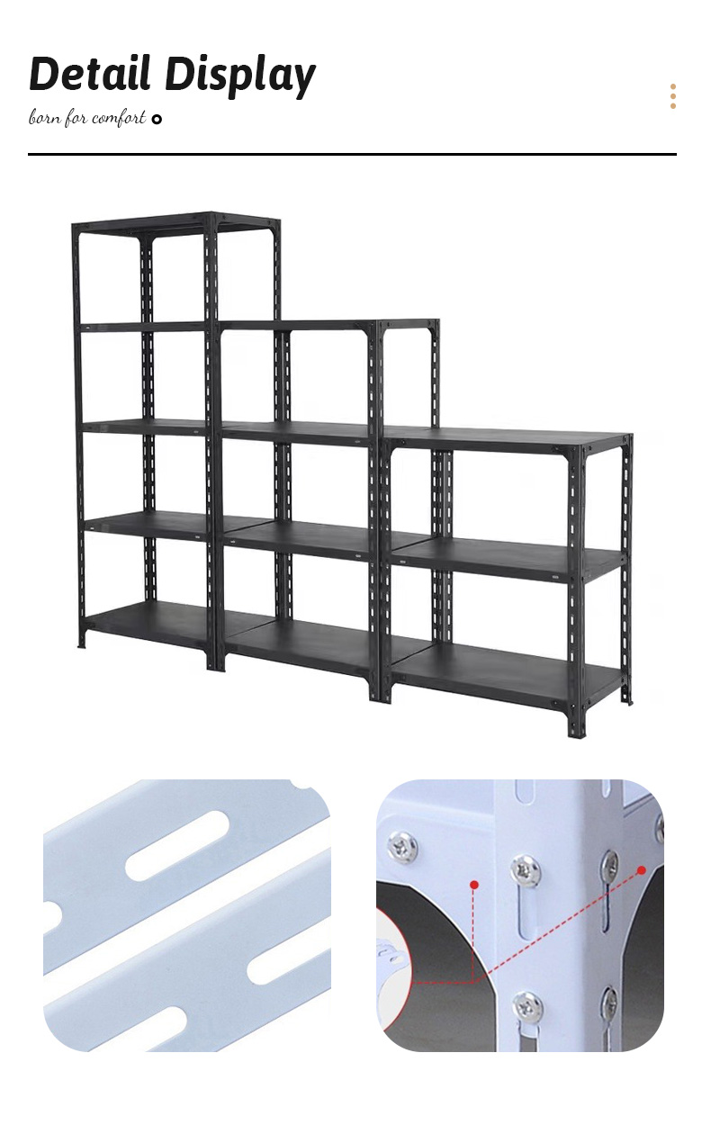 3/4/5 Layers Angle Steel display Shelves Organizer Rack Metal Shelf ...