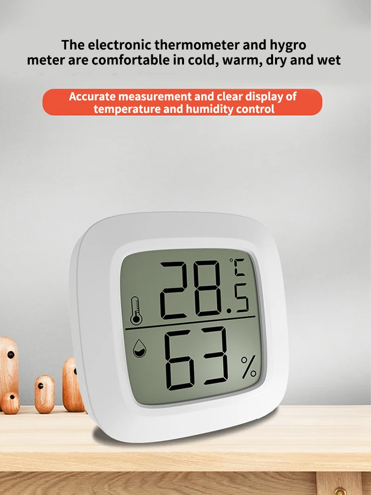 1pc Mini Electronic Temperature And Humidity Meter High Precision ...