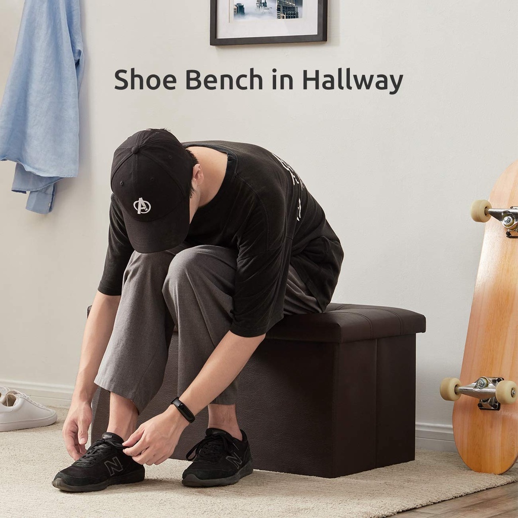 Multfunctional Foldable storage stool adult sofa folding storage chair ...