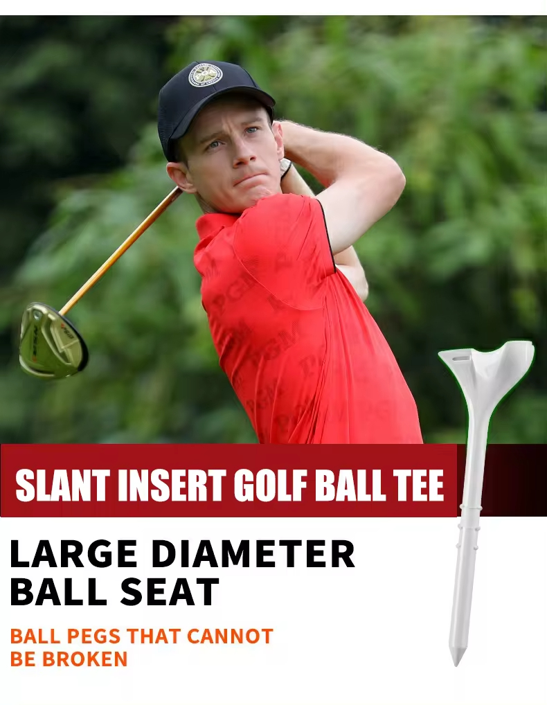 Pgm Golf tee10°Diagonal Insert Ball Nail Aiming Arrow 83mm Serve Wooden ...