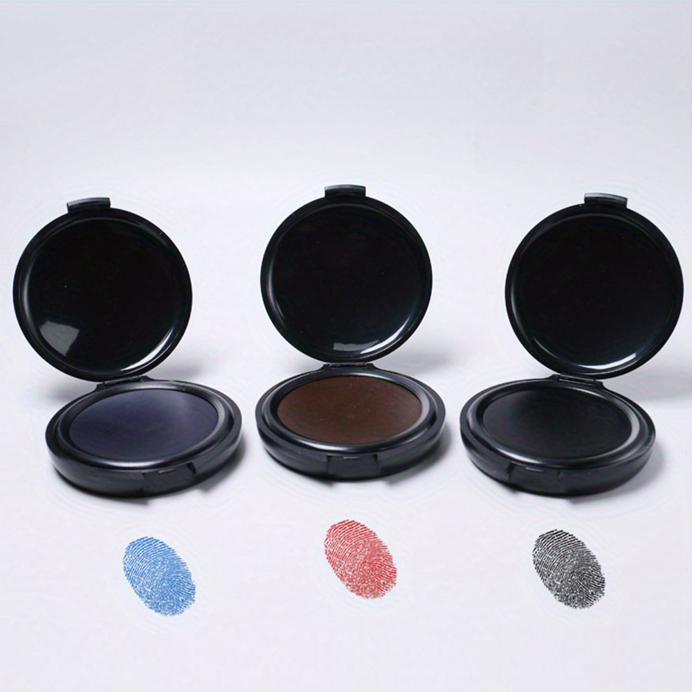 Fingerprint Stamp Pad, Thumb Stamp Pad for Certificate Supplies ...