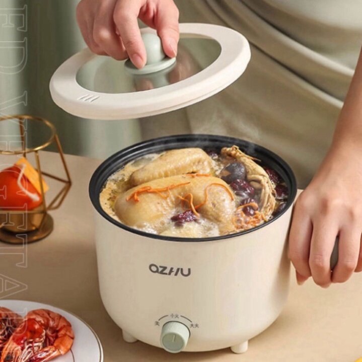 Mini Rice Cooker With Steamer Small Non Stick Hot Pot Multifunctional Electric Cooker 1.8L ...