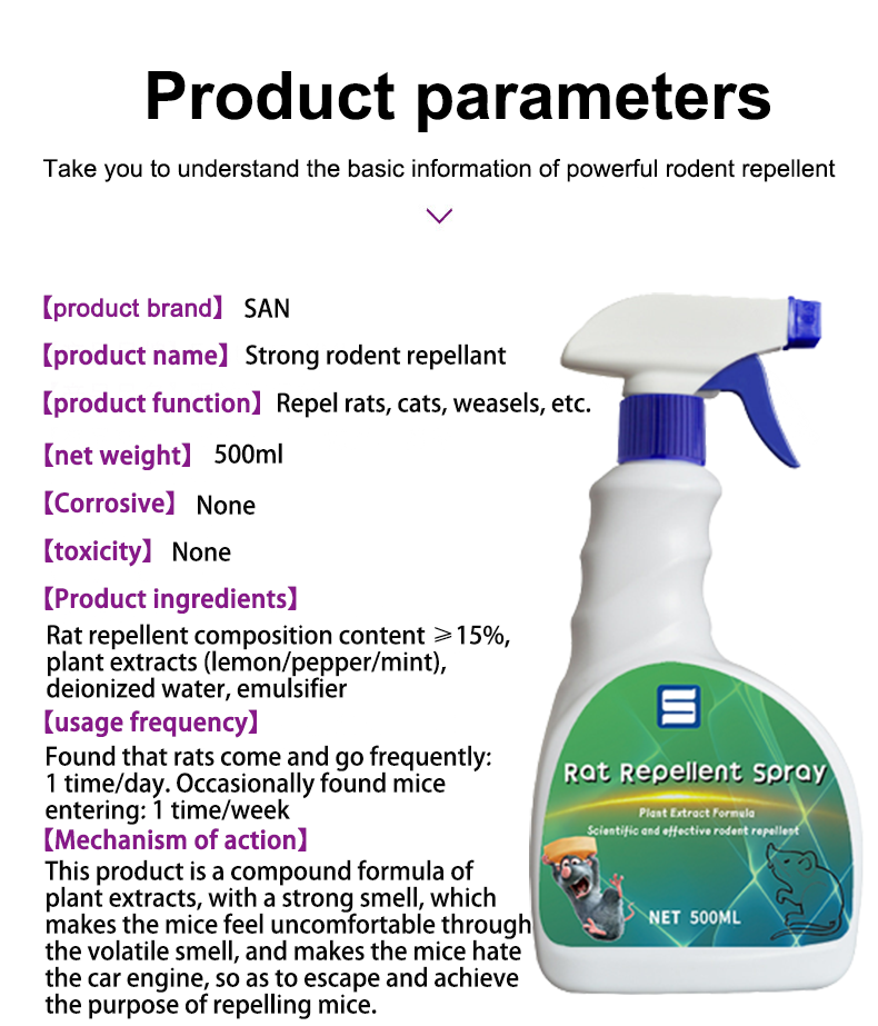 No mice within 200m NB Rat killer spray Rat off spray original from ...