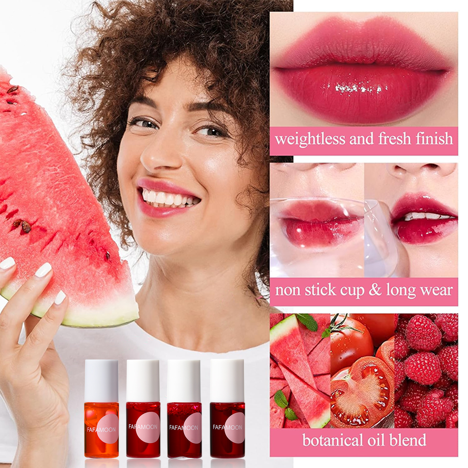 Lipstick Water Dyed Lip Liquid Lip Glaze Long-Lasting Moisturizing ...