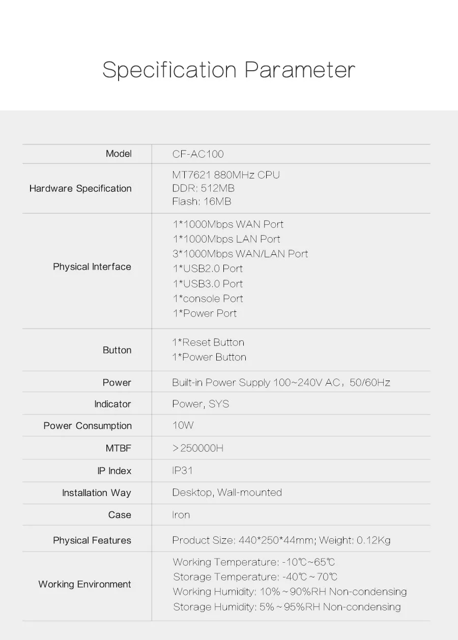 Comfast 5Ports Gigabit AC Wifi Load Balancing Routing Core Gateway ... Comfast 5Ports Gigabit AC Wifi Load Balancing Routing Core Gateway ...