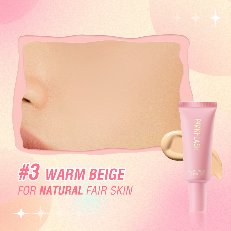 PINKFLASH 2 PCS Foundation + Setting Spray Beginner Face Makeup Set ...