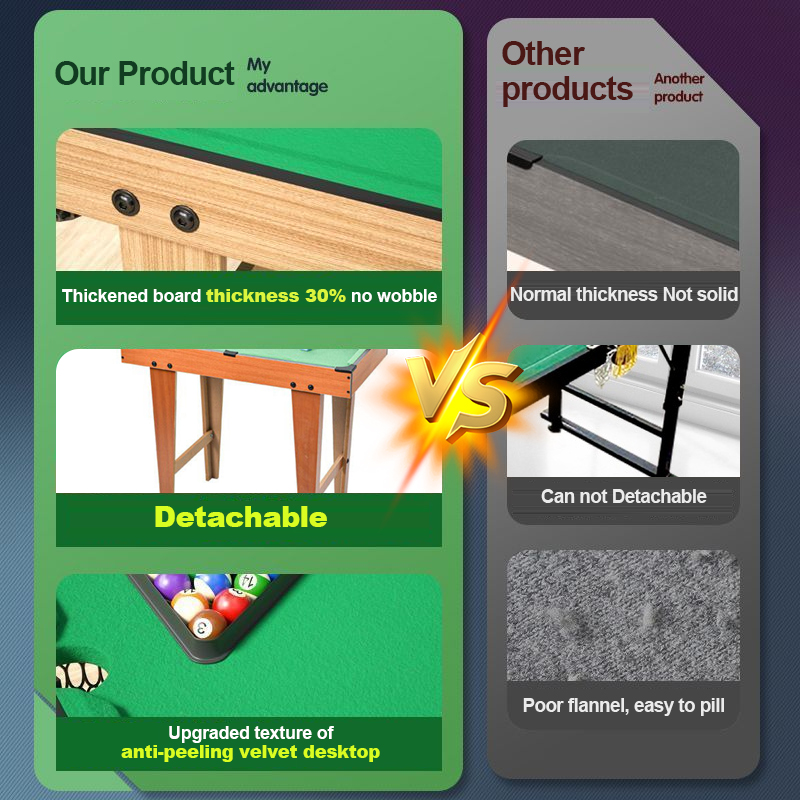 【Fast delivery】COD 120*77.5*61CM Mini billiard Table for Kids Wooden ...