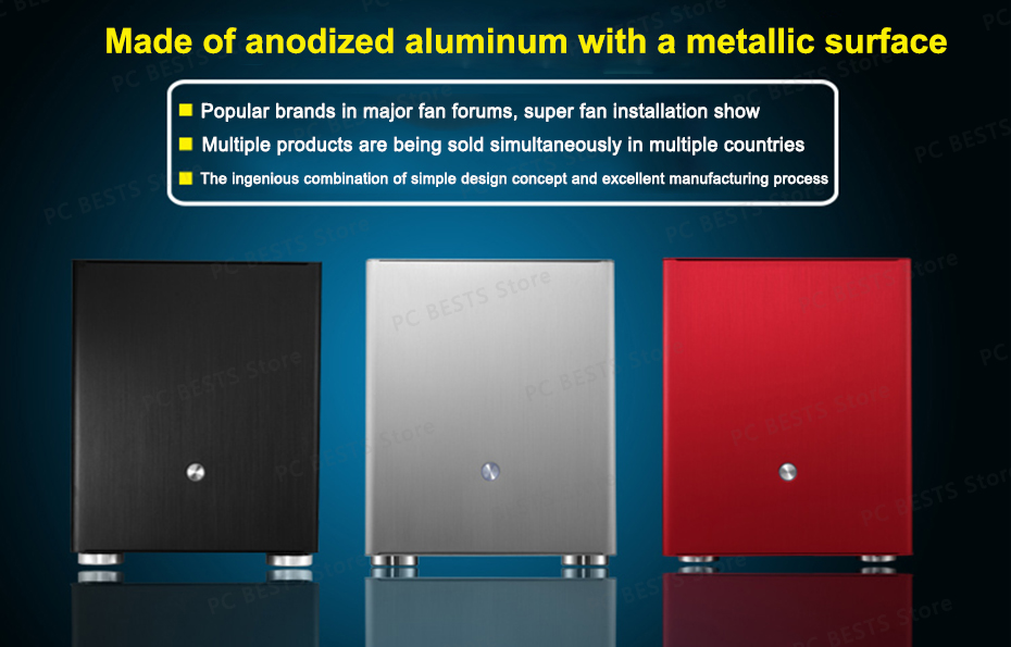 Jonsbo V4 MINI-MATX/ITX Case MATX Motherboard All-aluminum Chassis ATX ...