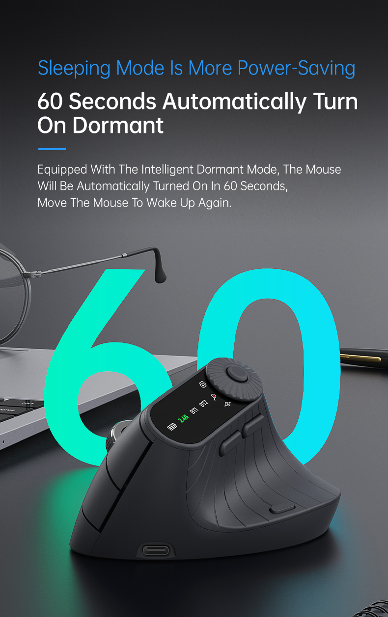 Monster M2 PRO Mouse Bluetooth Wireless Non Slip Ergonomic Design Light ...