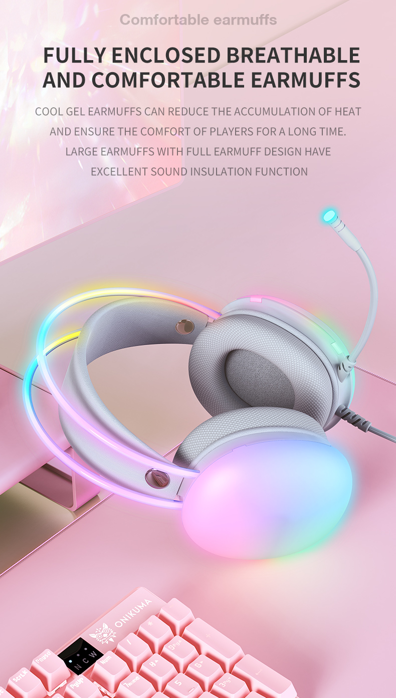 ONIKUMA X25 Gaming Headset with Microphone Gaming Headphone with mic ...