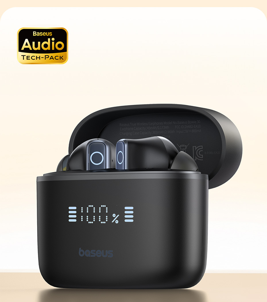Baseus Bowie 30 ANC True Wireless Earphones -50dB Active Noise ...