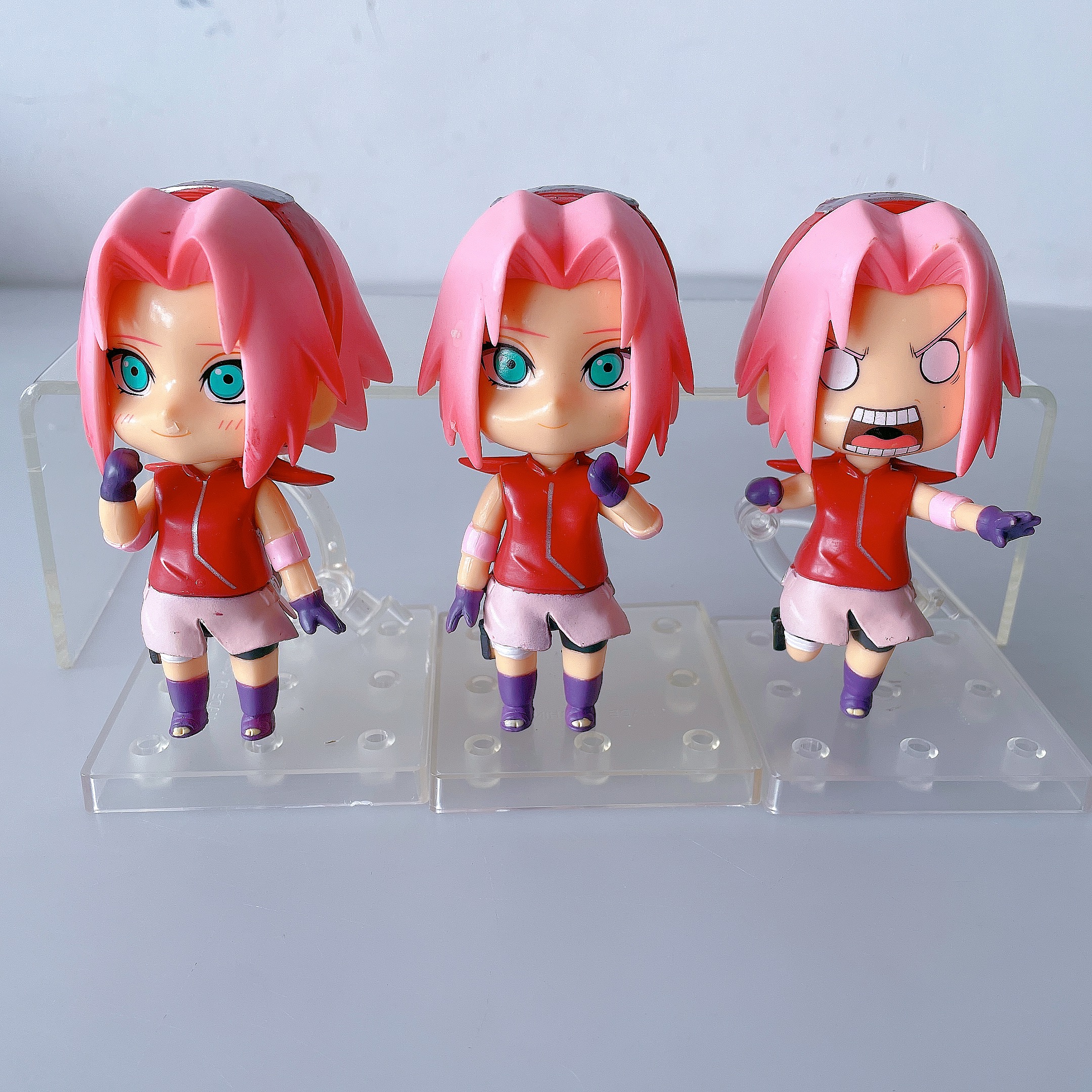 3Pcs/Set 9cm Anime Naruto Shippuden Haruno Sakura Action Figure Pvc ...