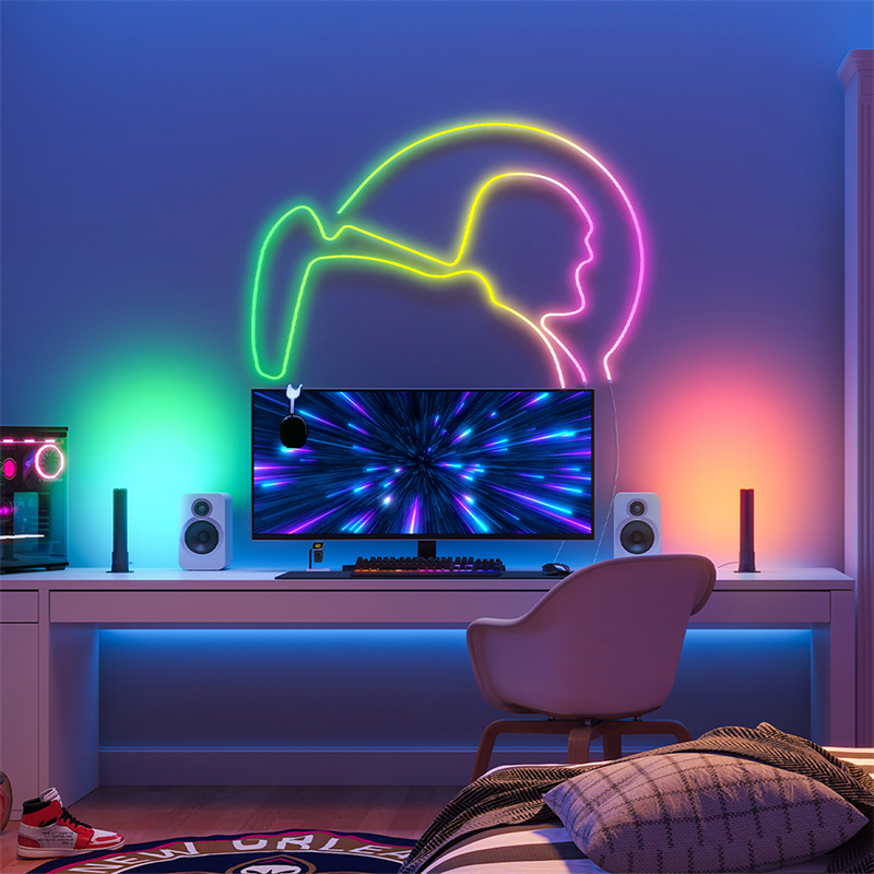 Neon flexible strip Light 12v for Signage, RGB LED Neon Strip Light for ...