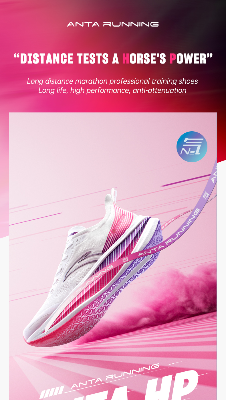 ANTA Men C202-HP Professional Running Shoes Marathon Race Carbon Plate ...