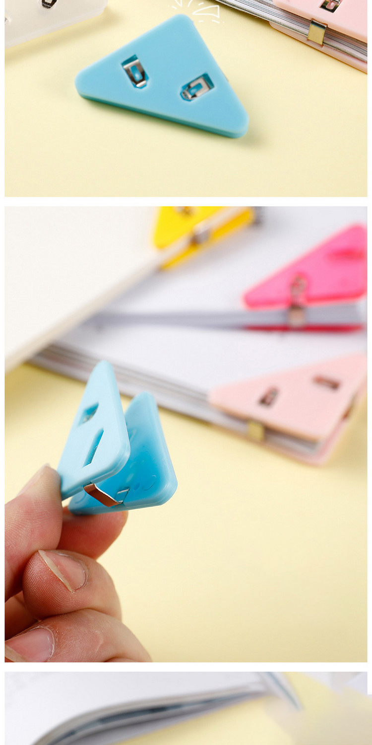 QOUZMO Color Triangle clip/acrylic dovetail clip/test paper storage ...