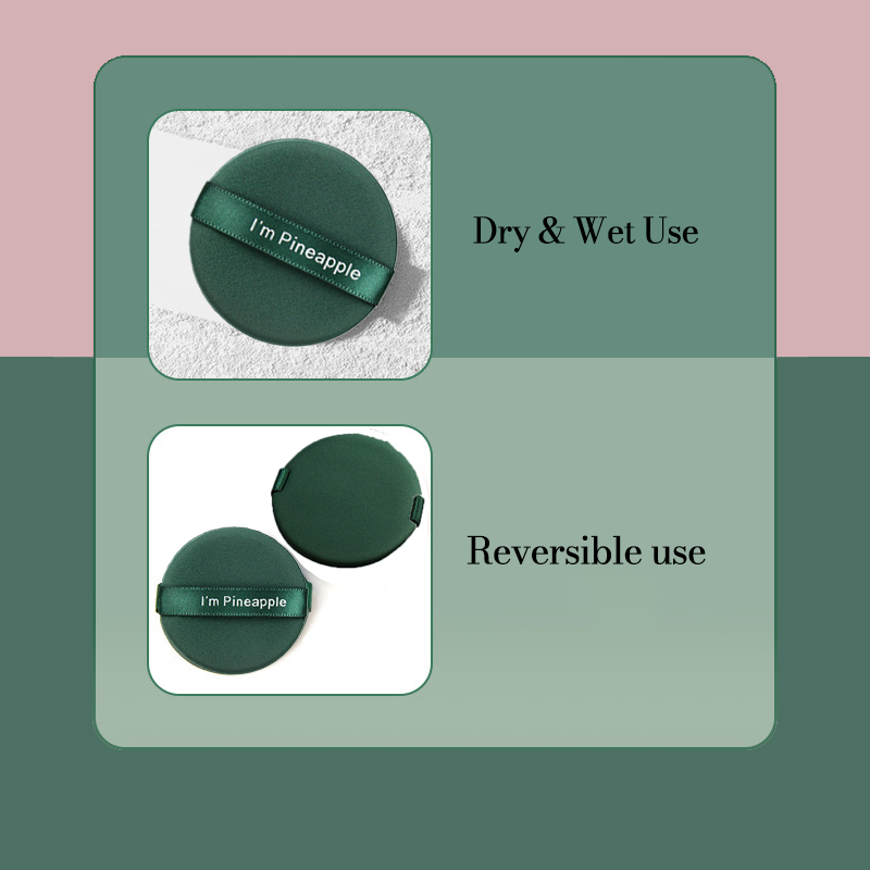 Dry & Wet Use Air Cushion Puffs With Storage Case, Reusable Makeup ...
