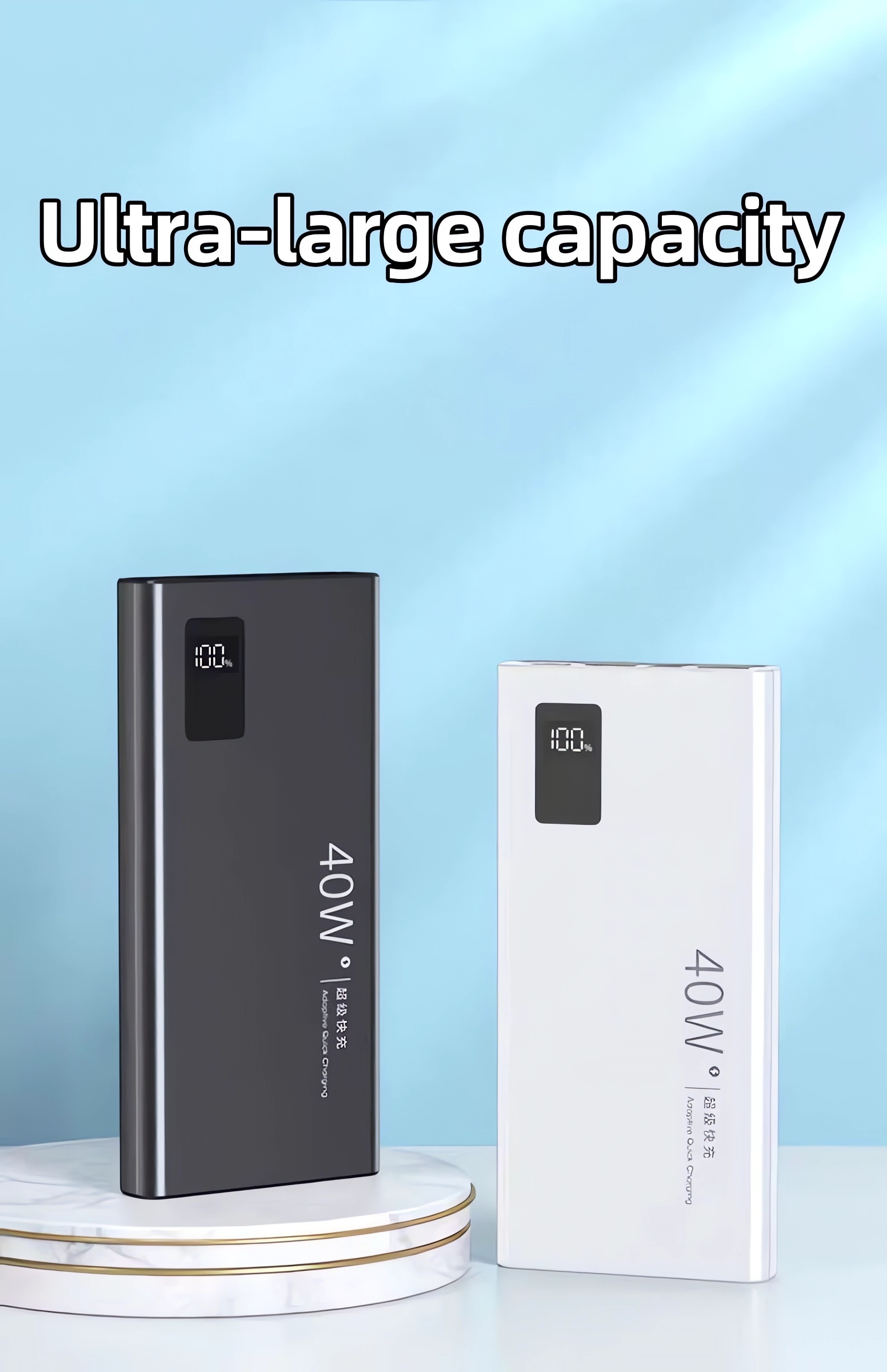 powerbank original 80000 mAH power bank fast charger with led digital ...