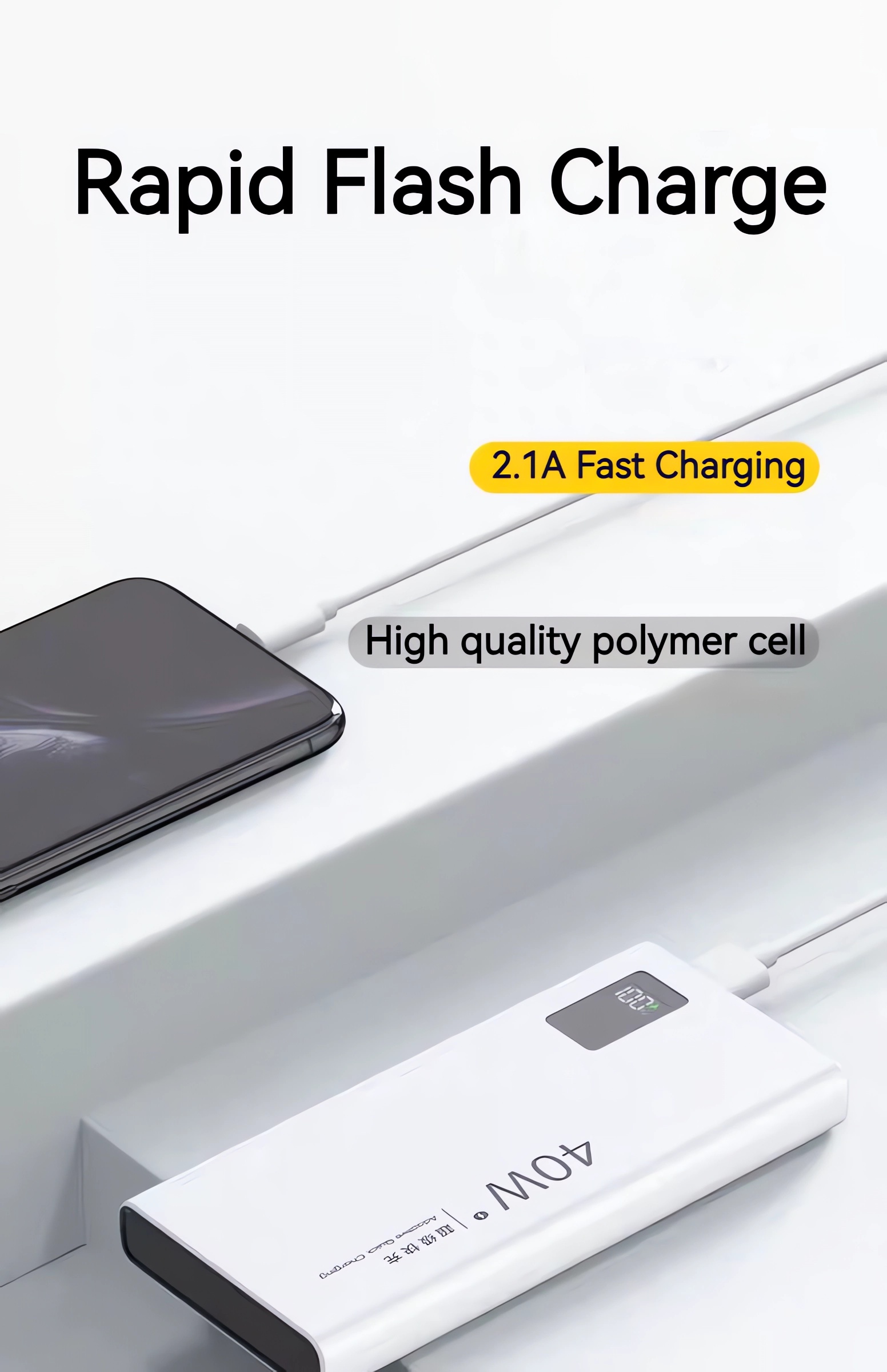 powerbank original 80000 mAH power bank fast charger with led digital ...