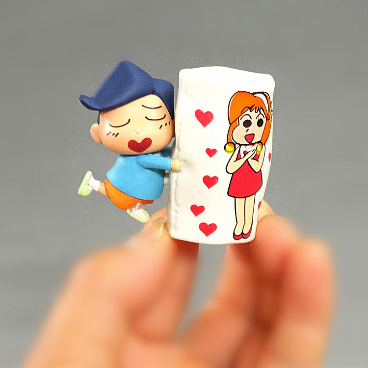 6Pcs/Set Crayon Shin-chan Nohara Shinnosuke Kazama Toru Nohara Shiro ...