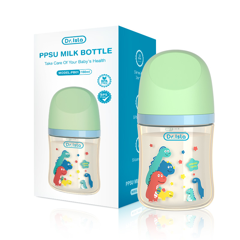 Dr.isla PPSU Baby Feeding Bottle Newborns BPA Free Wide Neck With ...