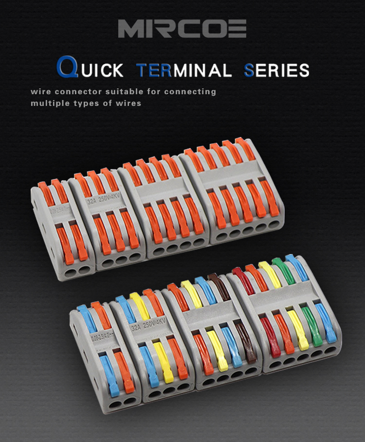MIRCOE Wholesale 50PCS box-packed Quick Wire Terminal Connector ...