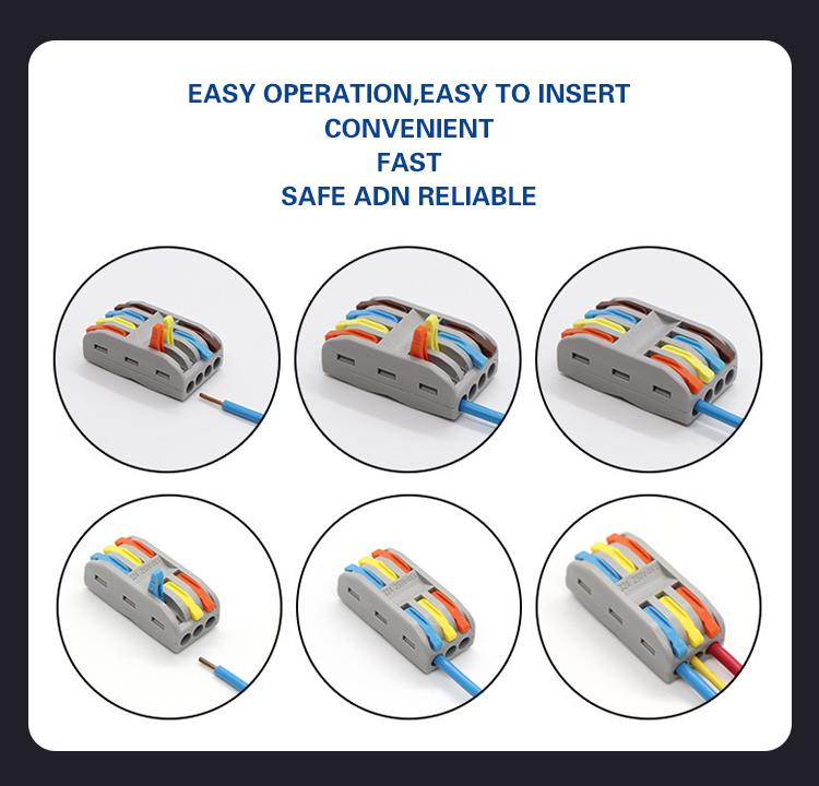 MIRCOE Wholesale 50PCS box-packed Quick Wire Terminal Connector ...