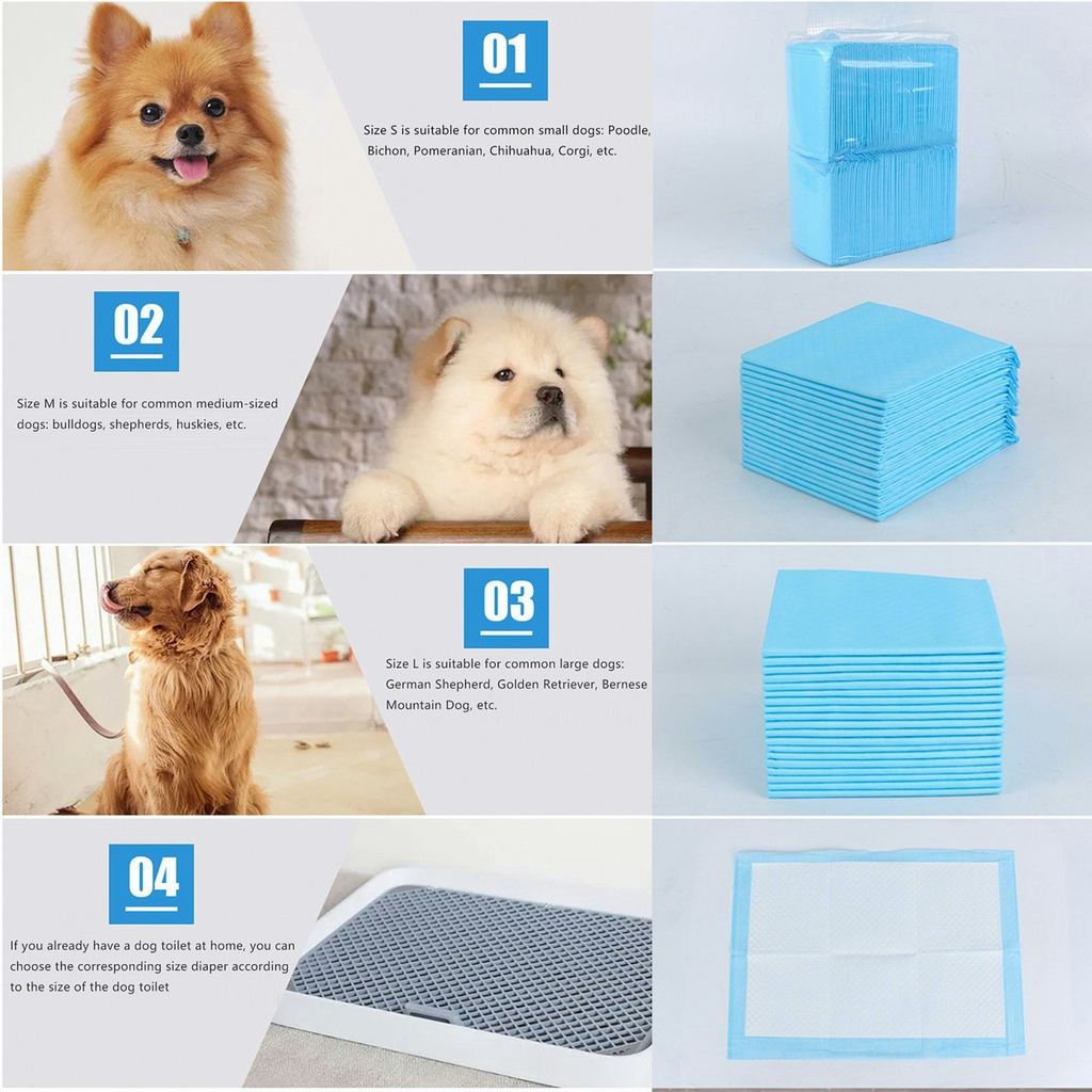 Pet Pee Pad Per Pack Pet Training Pad Wee Pee Poop Training Pad Dog Pad ...