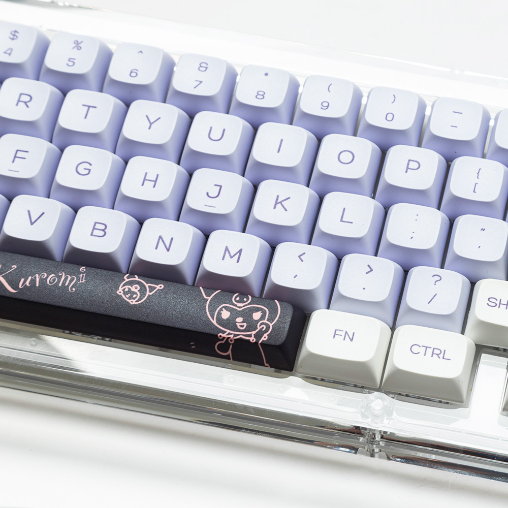 Anime Kuromi keycaps 144Keys/Set PBT MOA Profile PBT Compatible Gateron ...