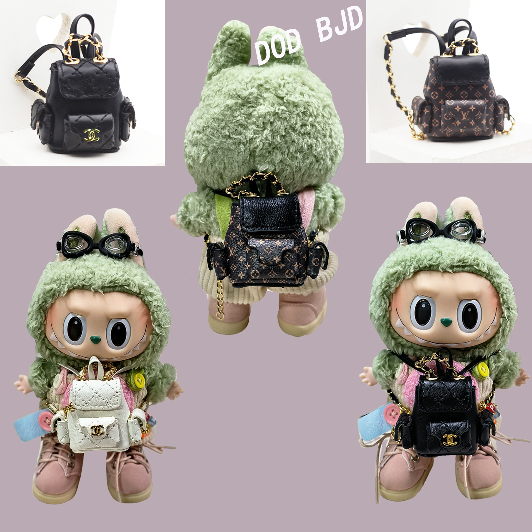 Labubu Bag Bao-ao OB11 Crossbody Bag,for POP MART MACARON Labubu V1 V2 ...