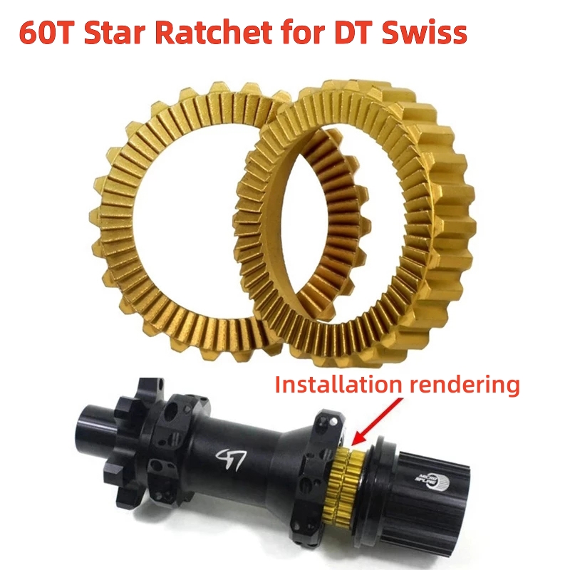 FOVNO Bicycle 60T Star Ratchet Bike Hub Service Kit Ratchet For DT ...