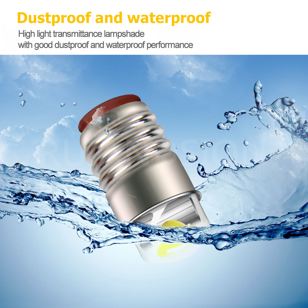 Ruiandsion Durable E5 LED Bulb 6V 12V White Warm White，E5 E5.5 Screw ...