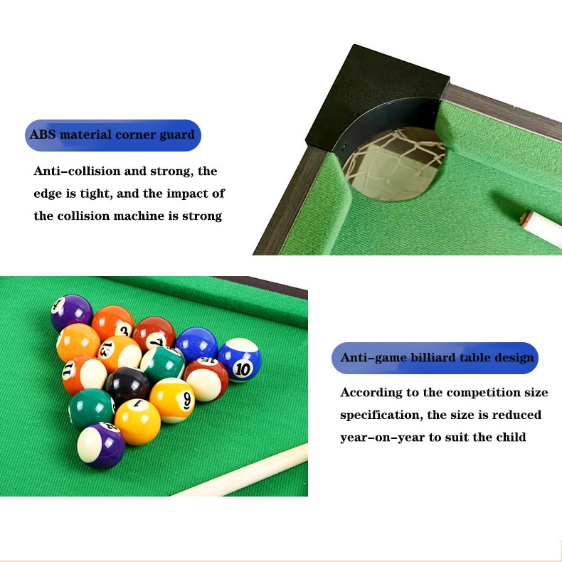 New billiards kids Mini Billiard Table For Kids Wooden Tabletop Pool ...